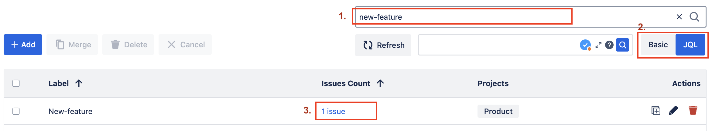 Managing Jira Labels