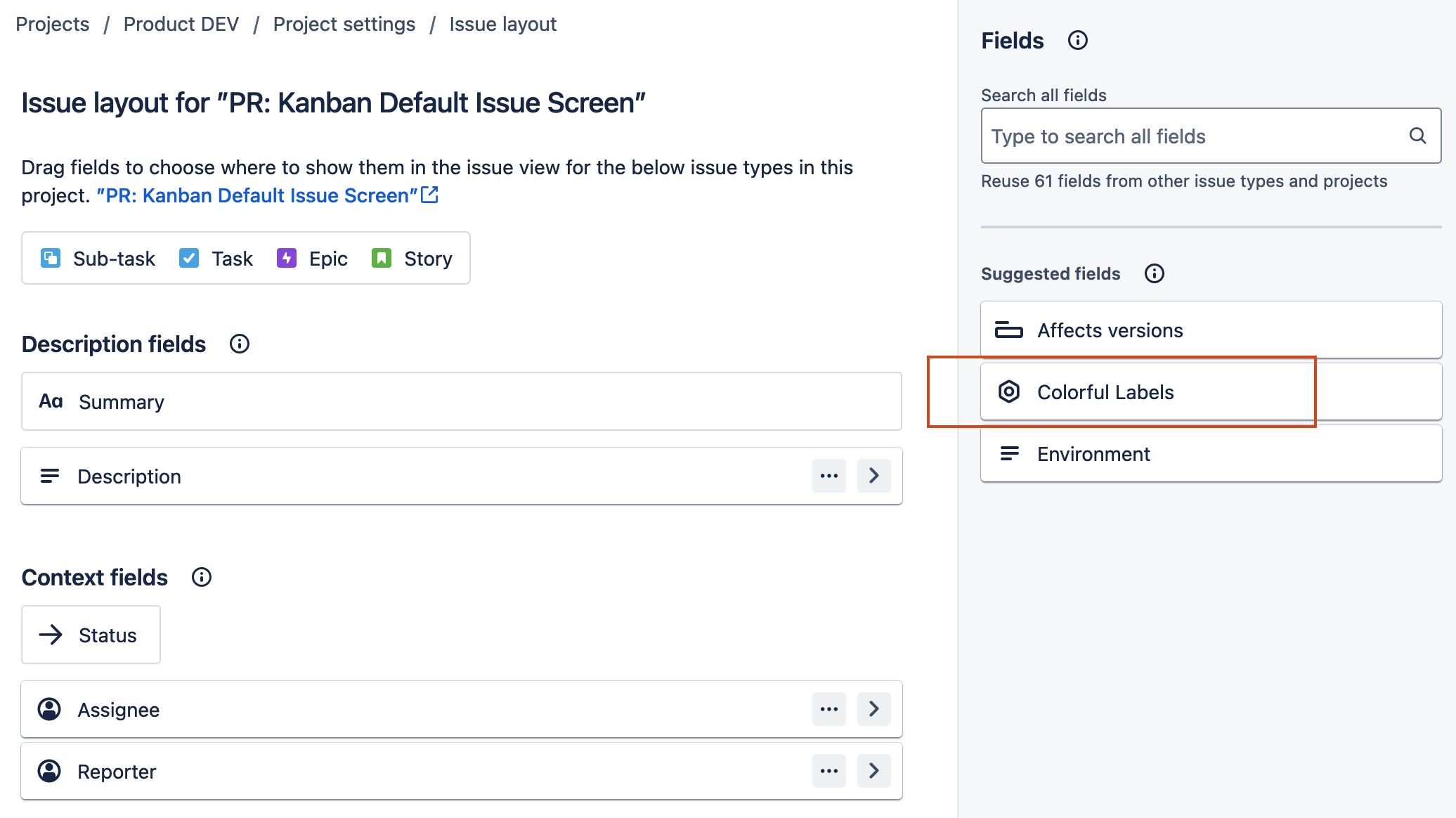Using Colorful Labels in Jira