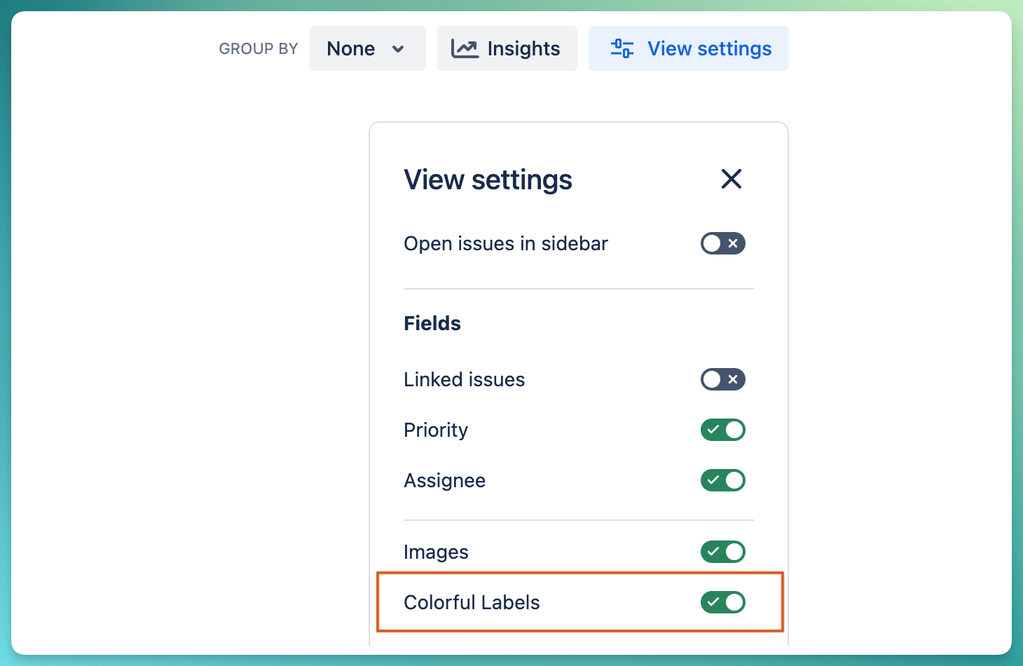 Using Colorful Labels in Jira