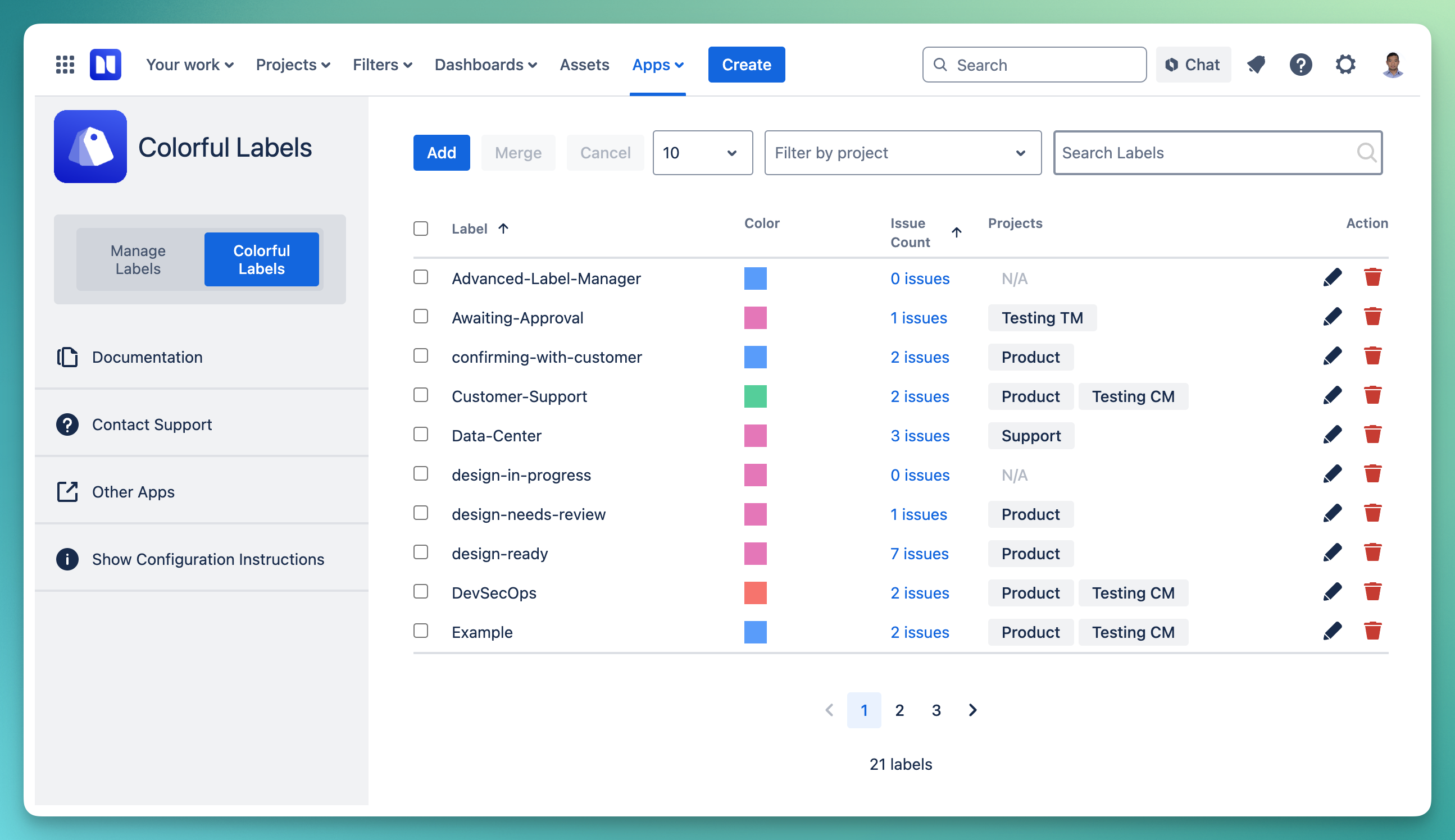 Using Colorful Labels in Jira
